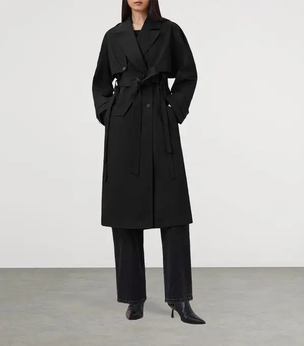 ALLSAINTS Cadence Hybrid Trench Coat
