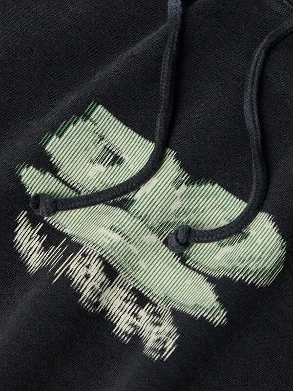 Vetements Oversized Printed Cotton-jersey Hoodie