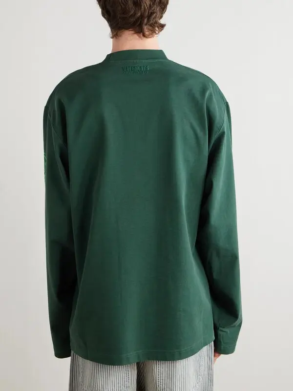Vetements Oversized Printed Cotton-jersey T-shirt