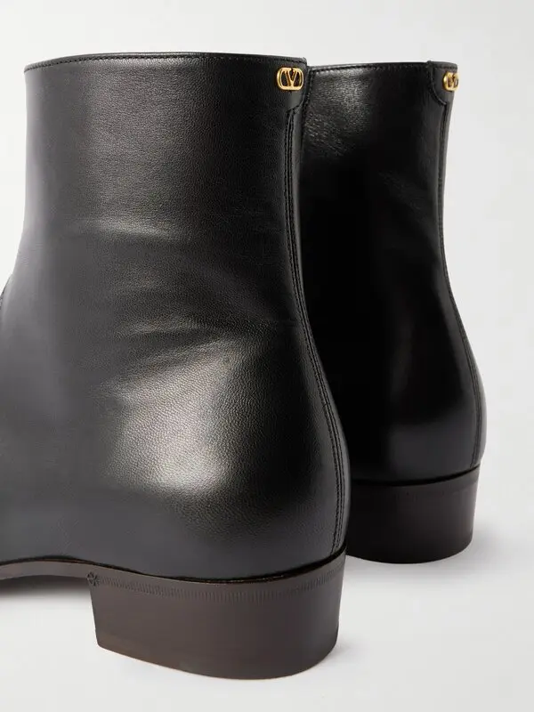 Valentino Garavani Leather Ankle Boots