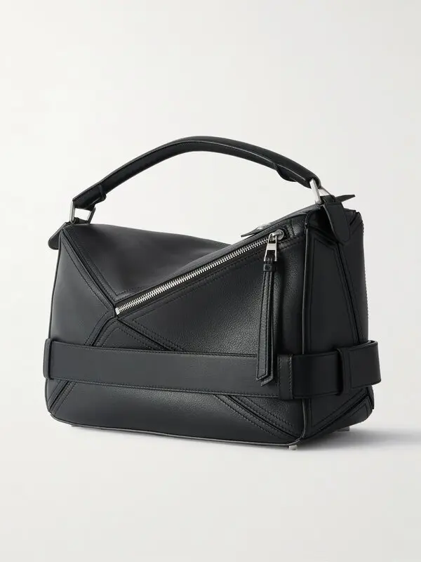 Loewe Puzzle Biker Leather Messenger Bag