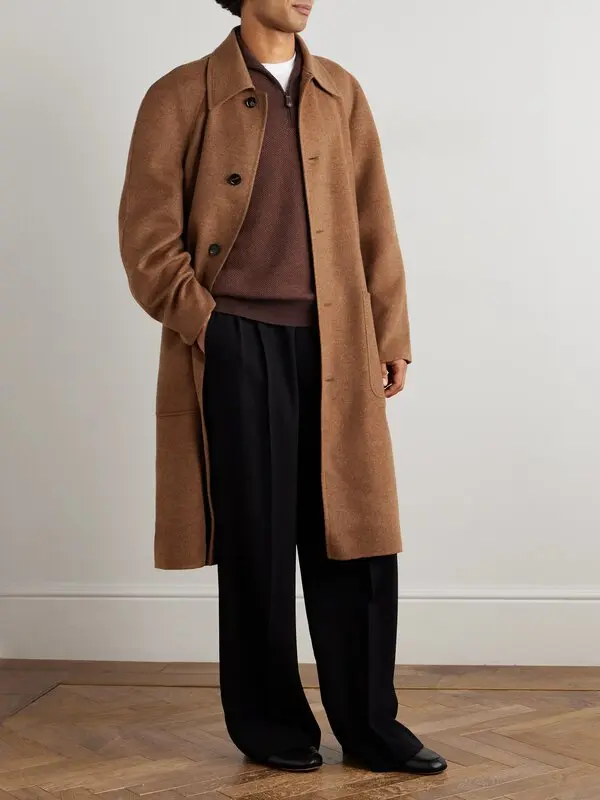 Loro Piana Roadster Cashmere Half-zip Sweater - Brown