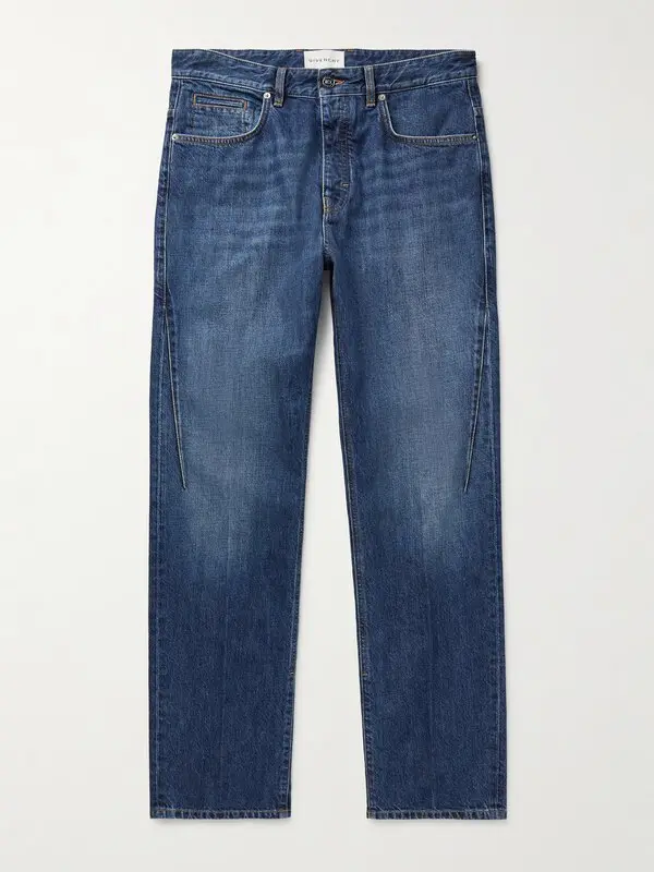Givenchy Logo-embroidered Straight-leg Jeans