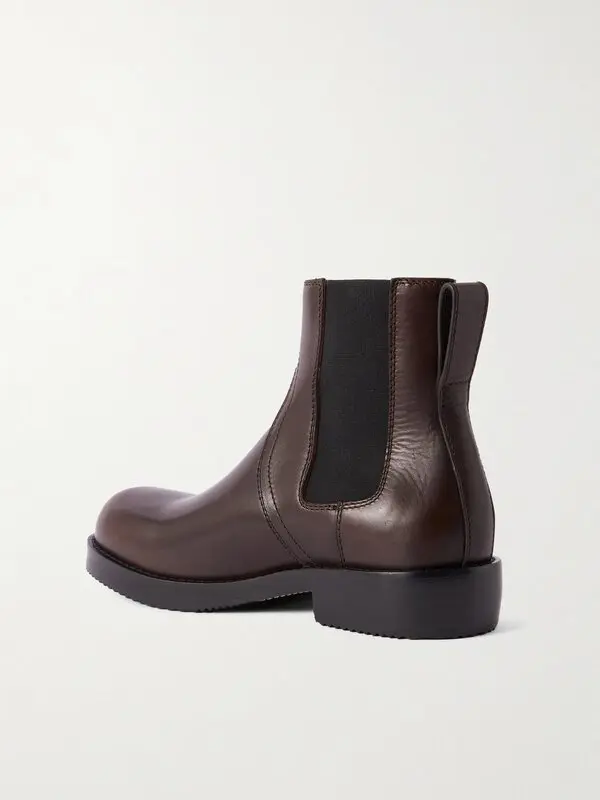 Dries Van Noten Leather Chelsea Boots
