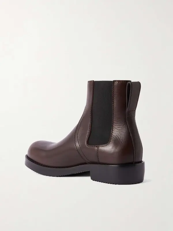 Dries Van Noten Leather Chelsea Boots