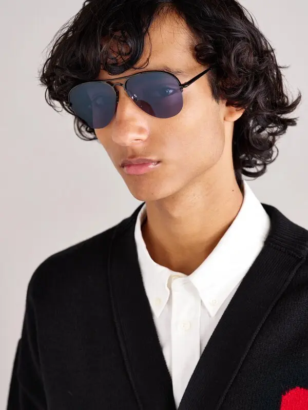 JACQUES MARIE MAGE Amelia Aviator-style Sunglasses
