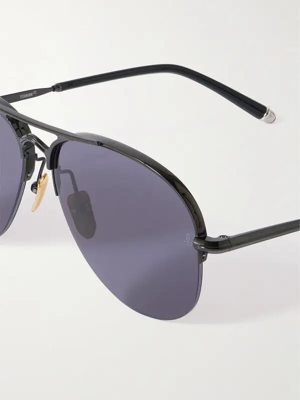 JACQUES MARIE MAGE Amelia Aviator-style Sunglasses