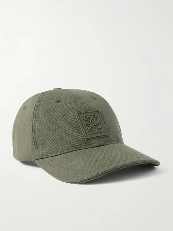 Loewe Cotton-canvas Baseball Cap - Green