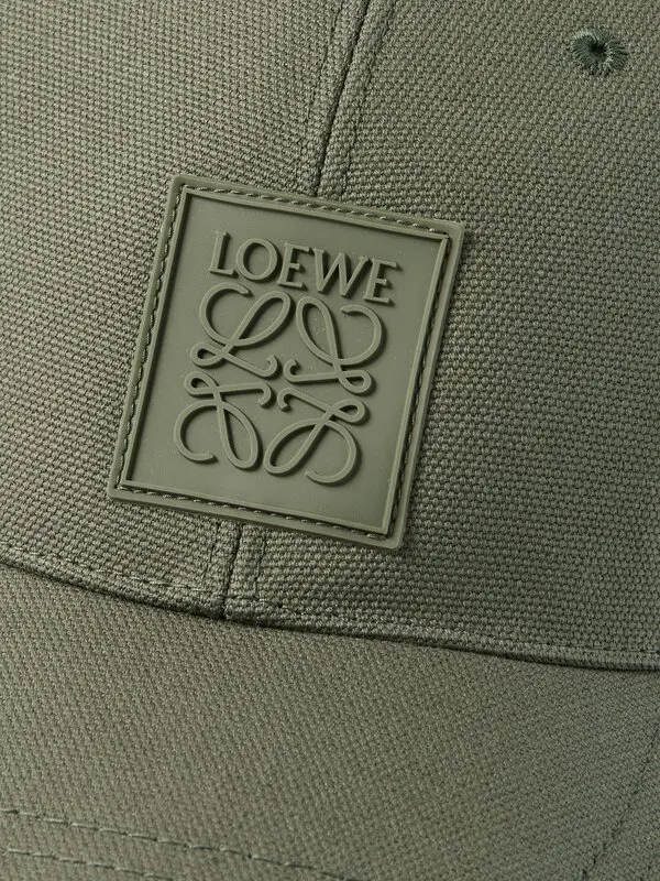 Loewe Cotton-canvas Baseball Cap - Green