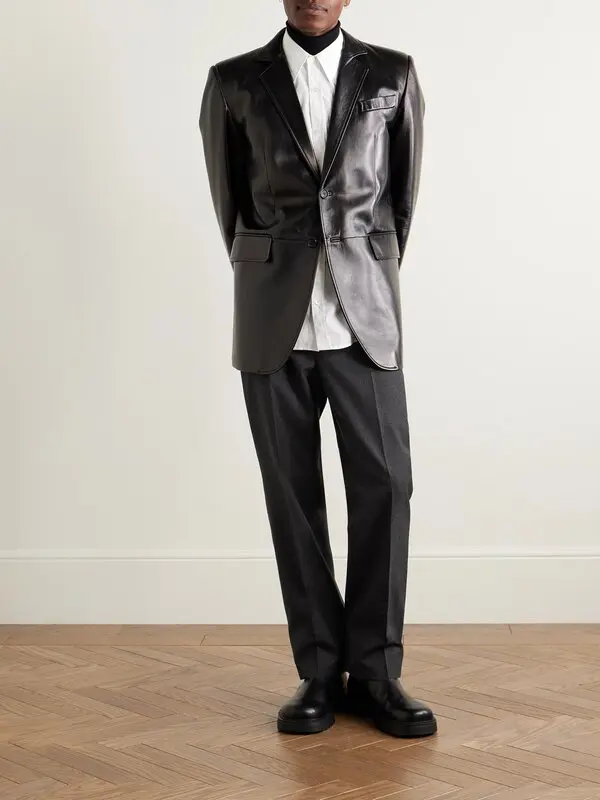 Givenchy Slim-fit Straight-leg Wool-twill Trousers