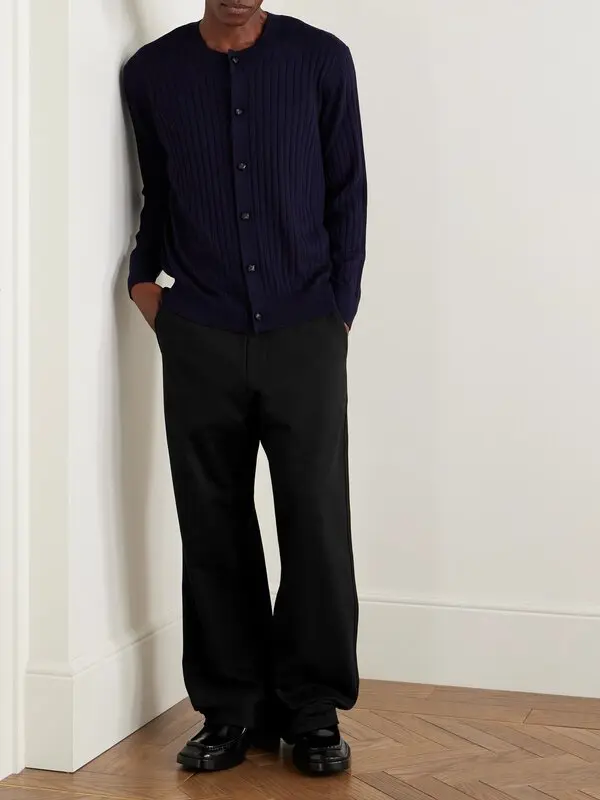 Dries Van Noten Straight-leg Cotton-jersey Sweatpants
