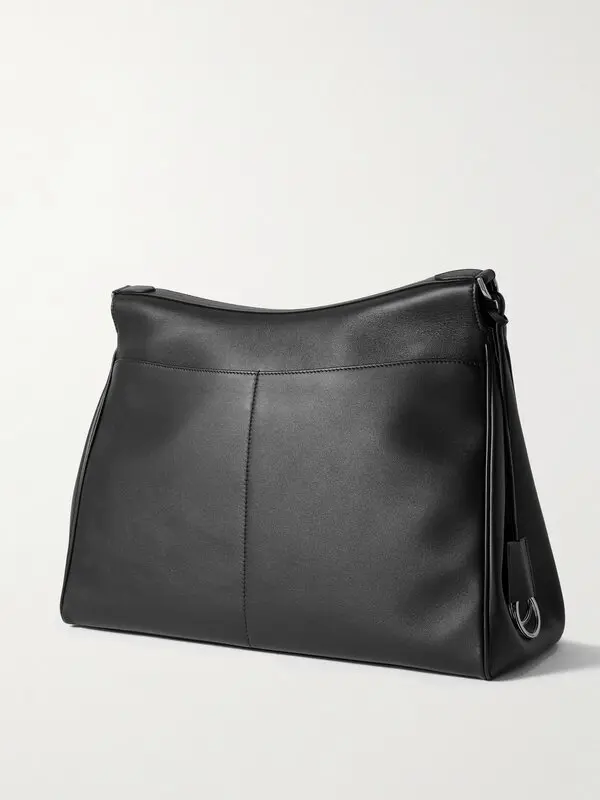 Balenciaga Rodeo Leather Messenger Bag - Black