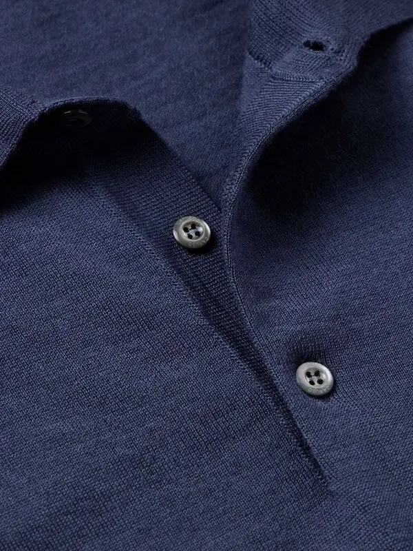 Caruso Wool, Silk And Cashmere-blend Polo Shirt