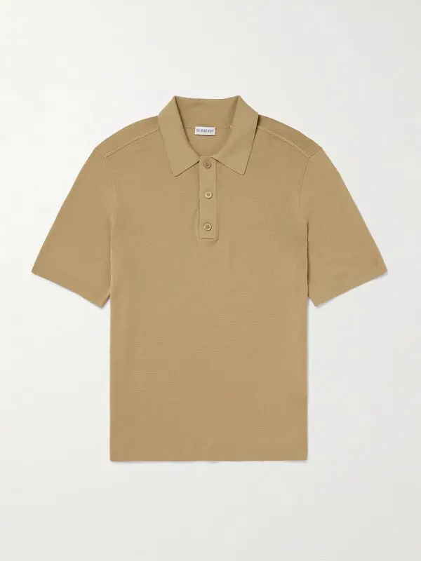 Burberry Wool Polo Shirt
