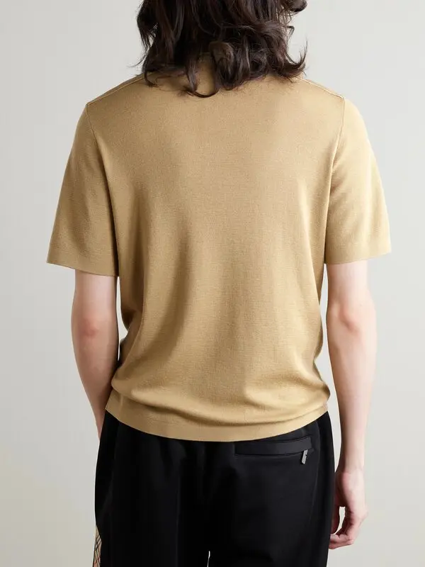 Burberry Wool Polo Shirt