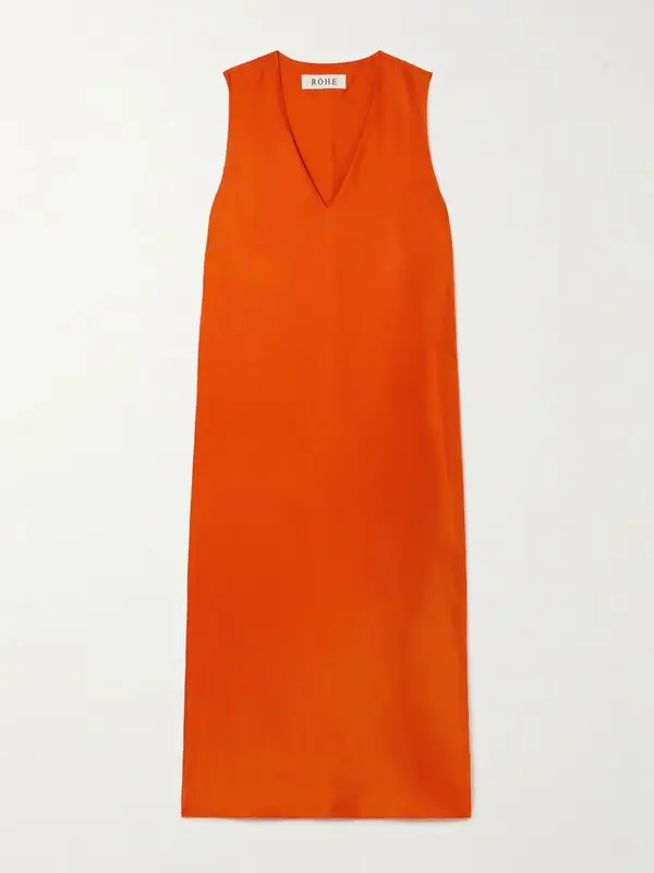 RÓHE Silk-satin Maxi Dress