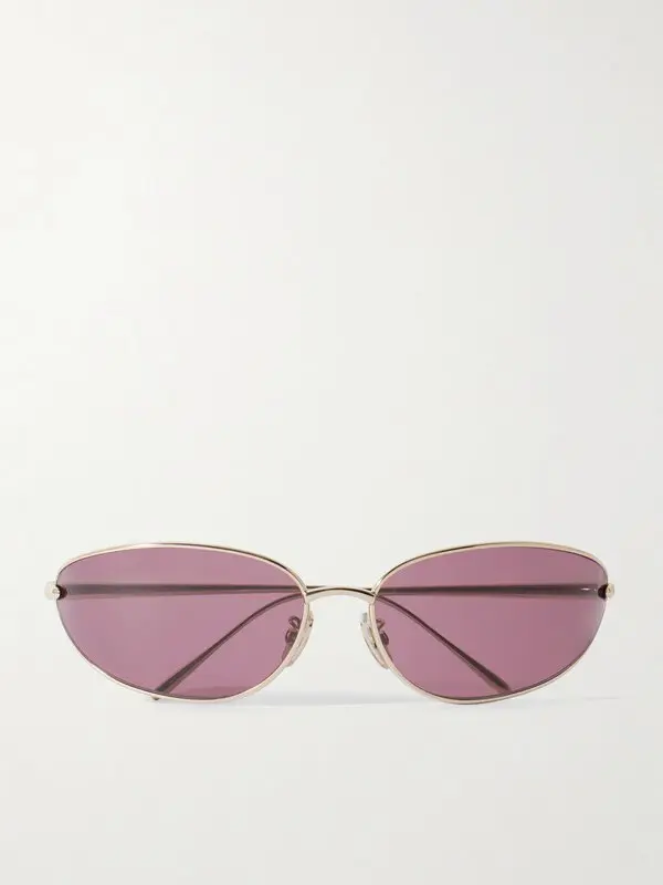 Loewe Oval-frame Sunglasses - Gold