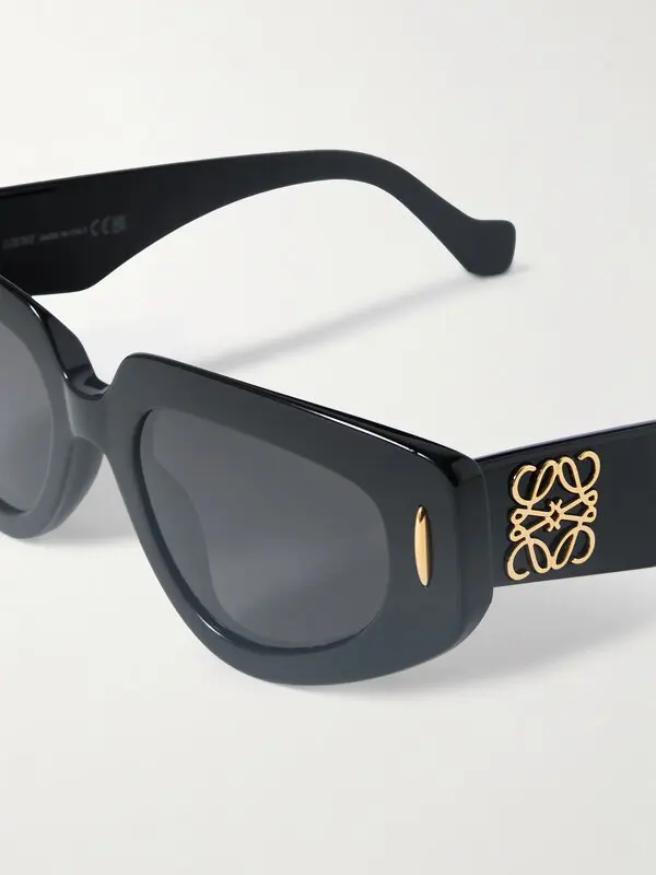 Loewe Anagram Cat-eye Sunglasses - Black