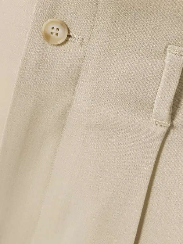 KALLMEYER Percie Pleated Wool-blend Pants