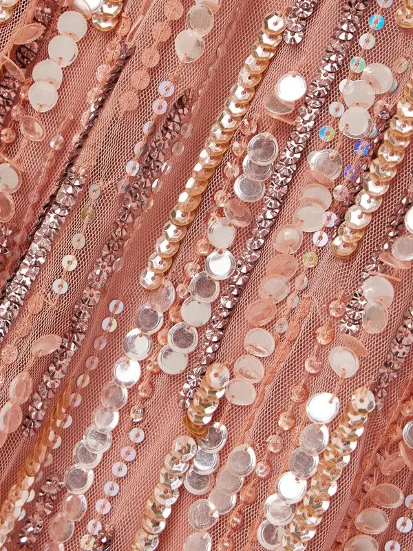 Jenny Packham Roxy Embellished Tulle Gown - Pink