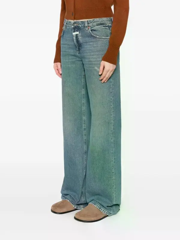 Closed Distressed Detail Five-pocket Jeans