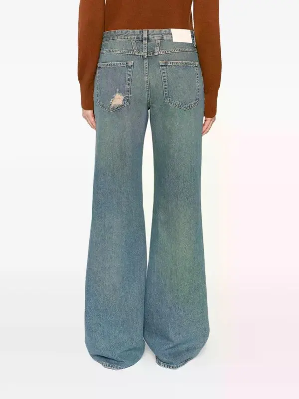 Closed Distressed Detail Five-pocket Jeans