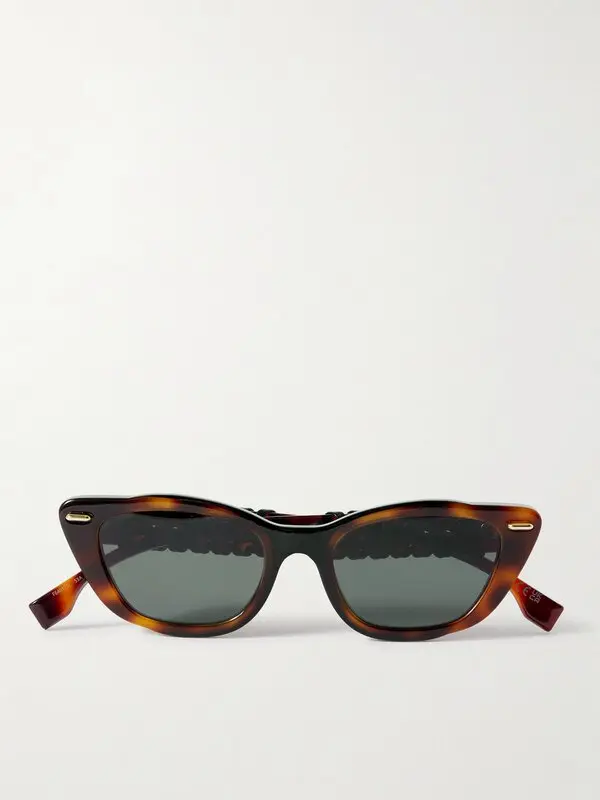 Fendi Interlace Cat-eye Sunglasses - Brown
