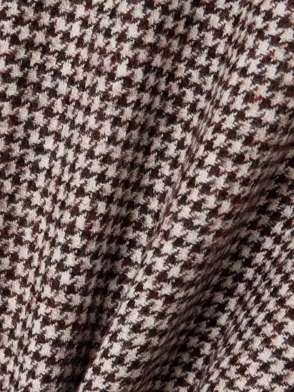 Brunello Cucinelli Houndstooth Wool-blend Jacket