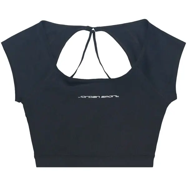 JORDAN Sport Crop Top - Black