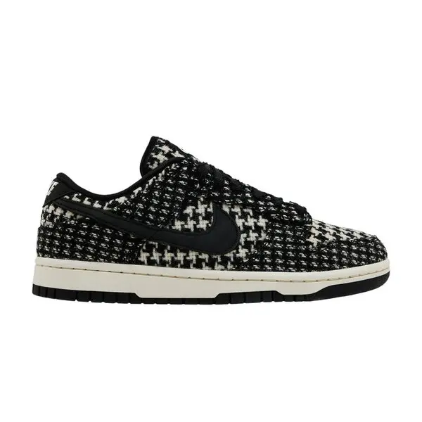 Nike Harris Tweed X Dunk Low Phantom - Black