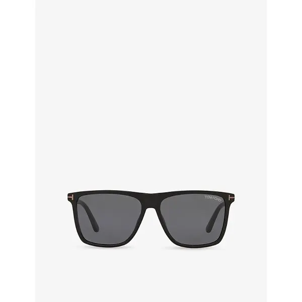TOM FORD 59 Square-frame Acetate Sunglasses - Black