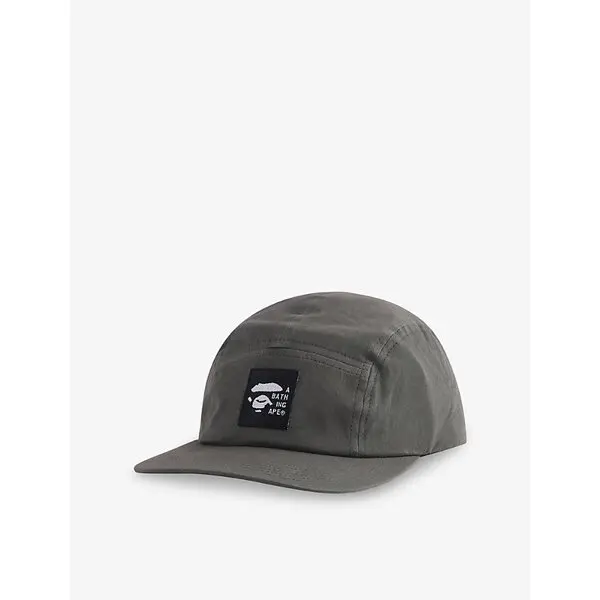 A BATHING APE Cotton Baseball Cap - Black