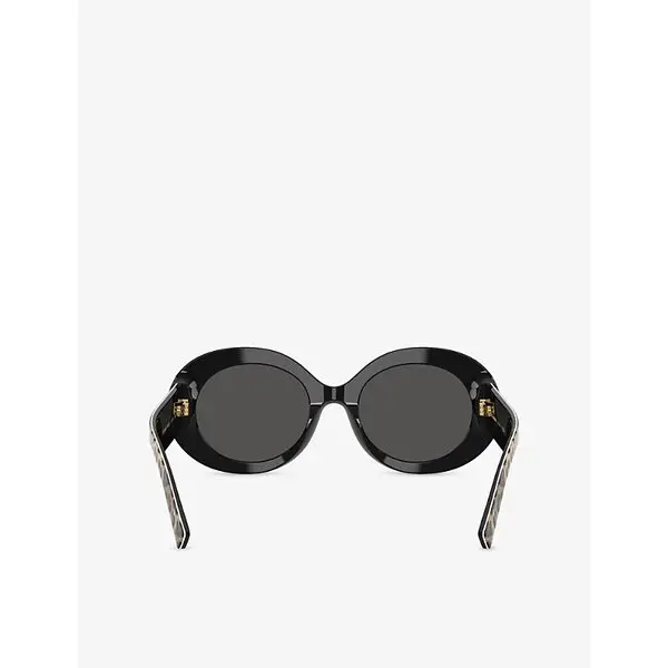 Dolce & Gabbana Dg4448 Leopard-print Sunglasses