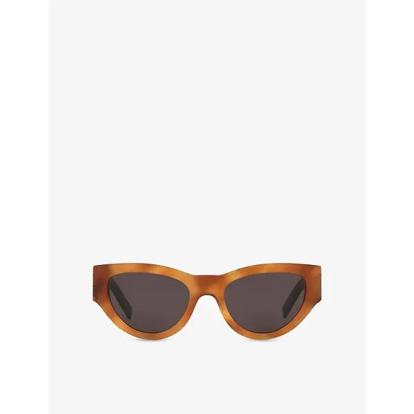 Saint Laurent Sl M94 Cat-eye Sunglasses - Brown
