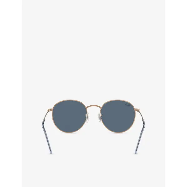 Ray-ban Phantos-frame Metal Sunglasses - Gold