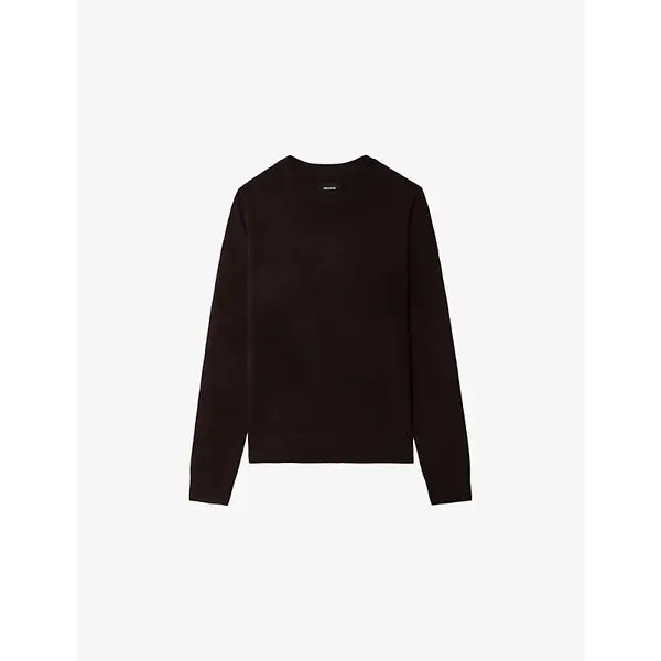 Zadig&Voltaire Wool And Cashmere-blend Jumper - Dark Chocolate