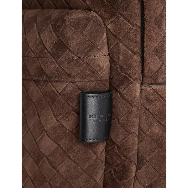 Bottega Veneta Intrecciato Suede Backpack