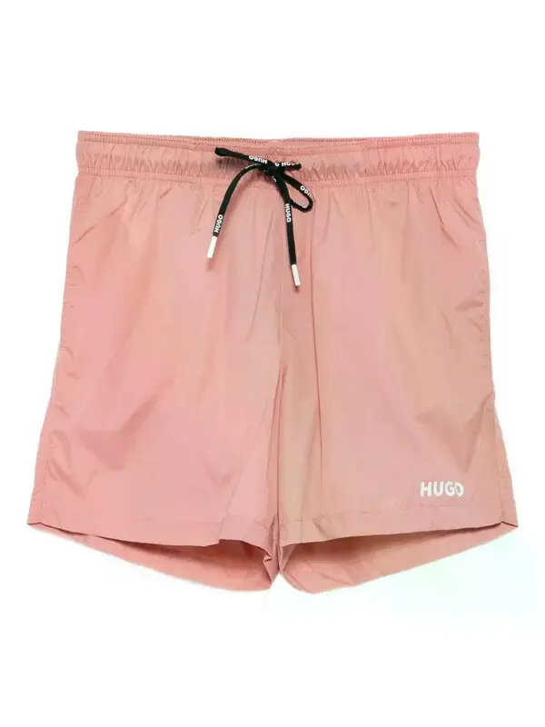 Hugo Logo-printed Swim Shorts