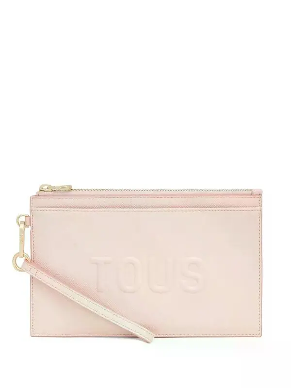 TOUS Embossed-logo Zip-top Wallet - Pink