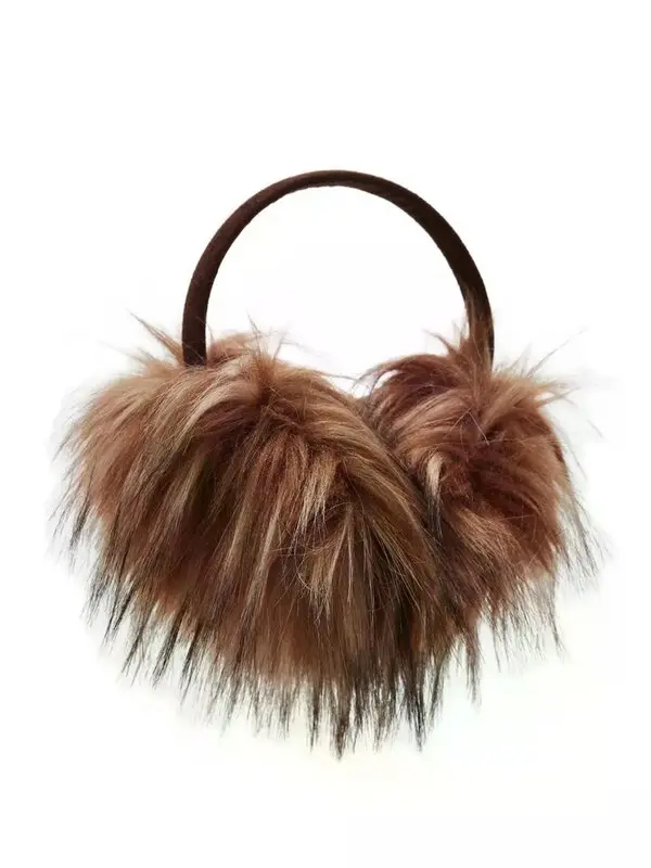 UNREAL FUR Faux-fur Earmuffs - Brown