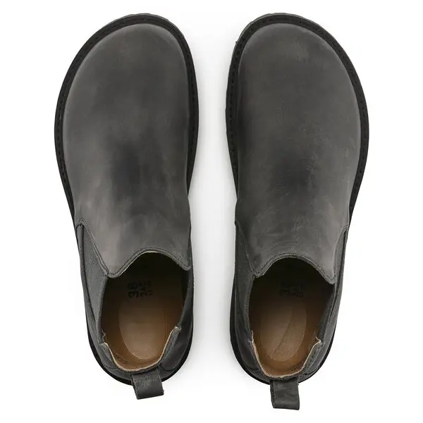 BIRKENSTOCK Stalon Leather Chelsea Boots - Graphite
