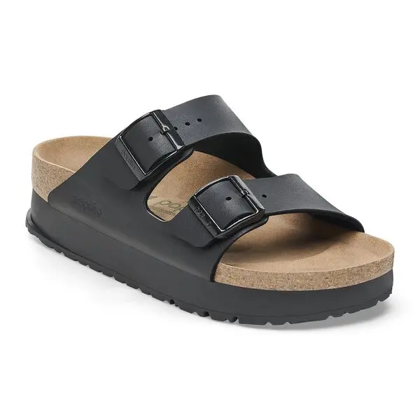 BIRKENSTOCK Arizona Flex Platform Birko-flor - Black