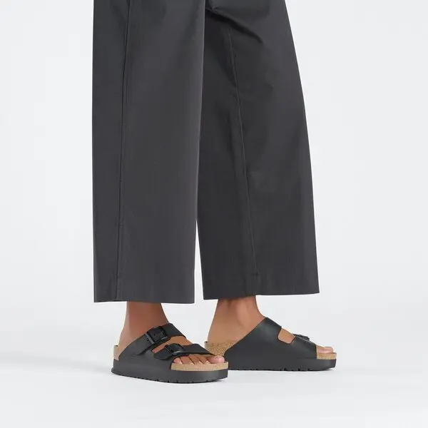 BIRKENSTOCK Arizona Flex Platform Birko-flor - Black