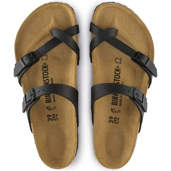 BIRKENSTOCK Mayari Birko-flor Sandals - Black