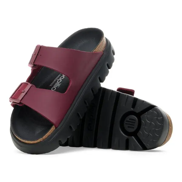 BIRKENSTOCK Arizona Chunky Birko-flor Sandals - Zinfandel