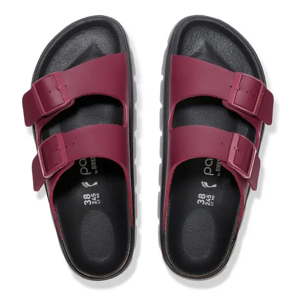 BIRKENSTOCK Arizona Chunky Birko-flor Sandals - Zinfandel