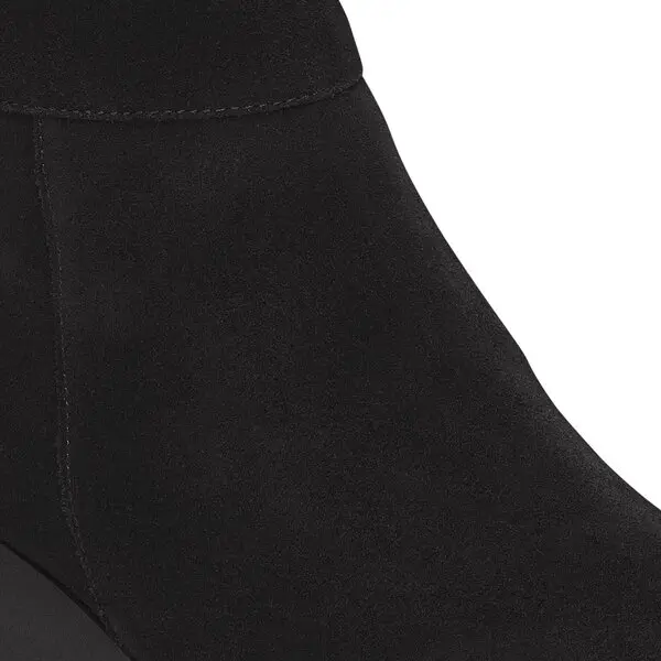 BIRKENSTOCK Ebba Suede Ankle Boots - Black/black