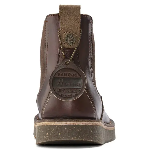 BIRKENSTOCK Birmingham Natural Leather Oiled Slip-on Boots - Roast