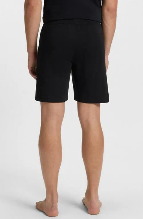 BOSS Stretch Cotton Pajama Shorts - Black