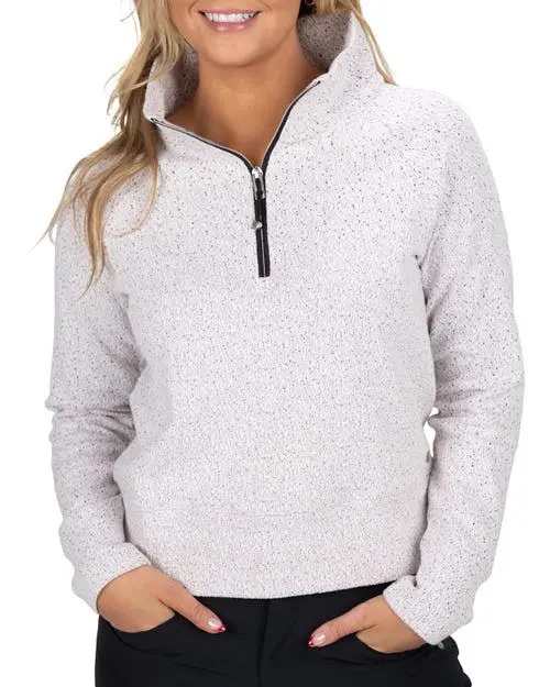 BLACK CLOVER Chloe Q-zip Sweatshirt - Cosmic Pink